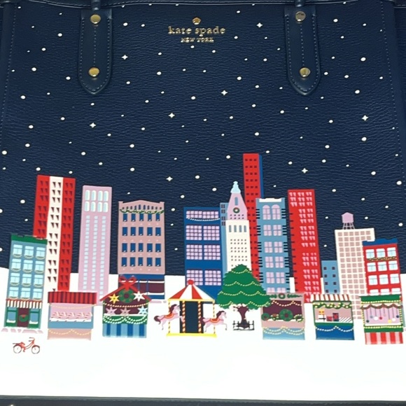 kate spade | Bags | Kate Spade Winter Wonders Pebbled Leather North ...